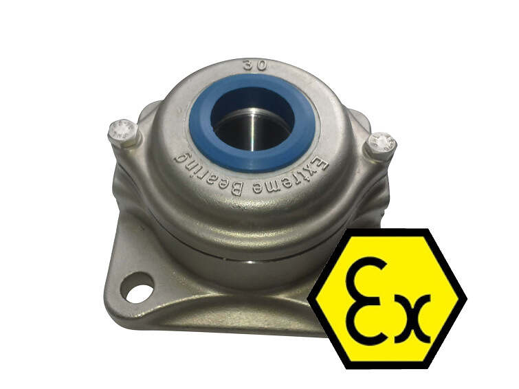 Explosion proof ATEX 114 bearing units - Extreme Bearing